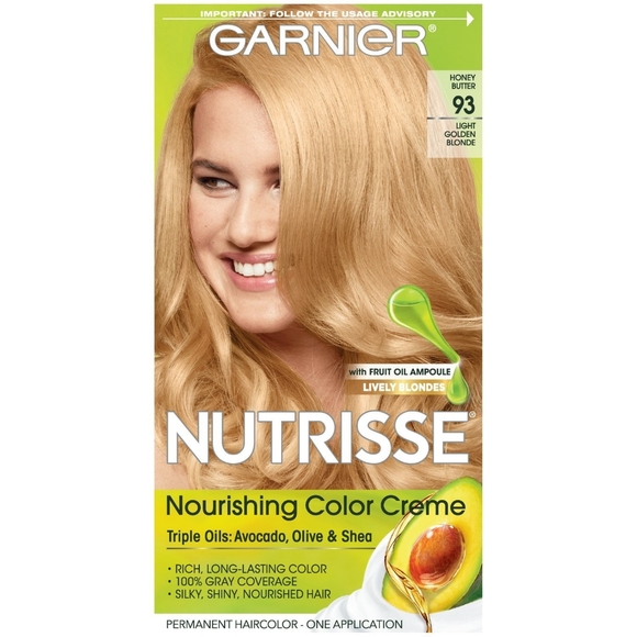 Garnier | Hair | Garnier Nutrisse Hair Color Creme 93 Light Golden ...